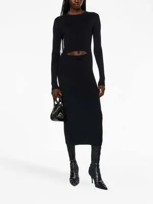 DIESEL® M-pelagos Midi Dress - Black