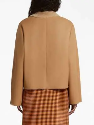 Marni Reversible Shearling Jacket - Brown