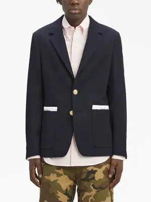 Palm Angels Sartorial Tape Button-up Blazer