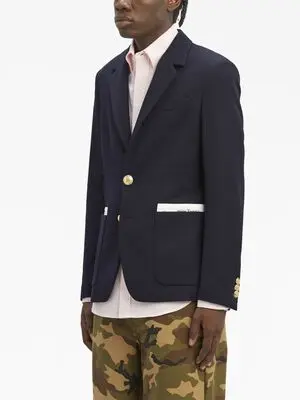 Palm Angels Sartorial Tape Button-up Blazer