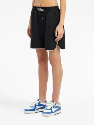 Palm Angels Logo-patch Cotton Boxer Shorts