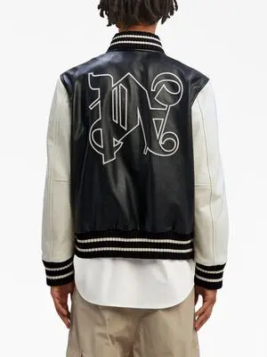 Palm Angels Monogram-print Varsity Jacket