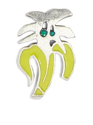 Palm Angels Jimmy Palm Tree Pin - Yellow