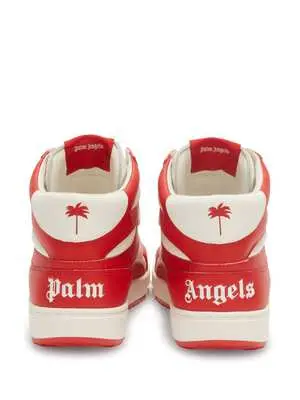 Palm Angels University Leather High-top Sneakers