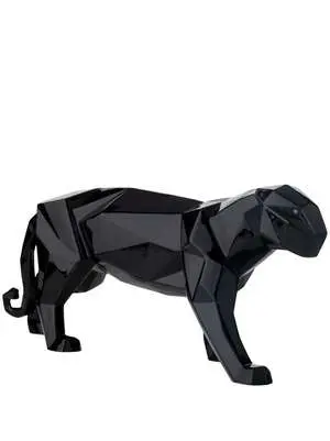 LLADRO Panther Glazed Sculpture - Black