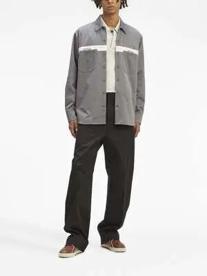 Palm Angels Monogram-embroidered Cotton Polo Shirt