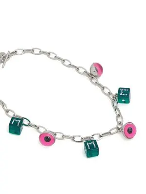 Marni Dice Motif Charm Necklace