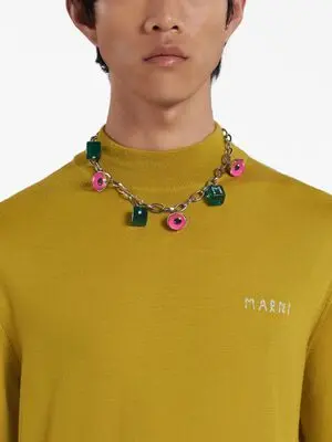 Marni Dice Motif Charm Necklace