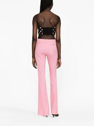 Versace Allover Jacquard Trousers - Pink