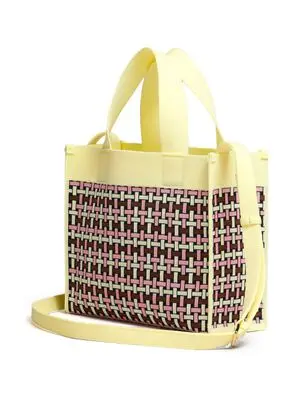 Marni Logo-appliqué Jacquard Tote Bag
