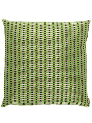 Missoni Geometric-pattern Pillow - Green