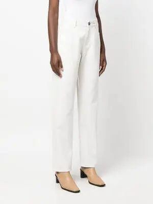 MOORER Sansa-214 Straight-leg Jeans - Neutrals