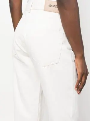 MOORER Sansa-214 Straight-leg Jeans - Neutrals