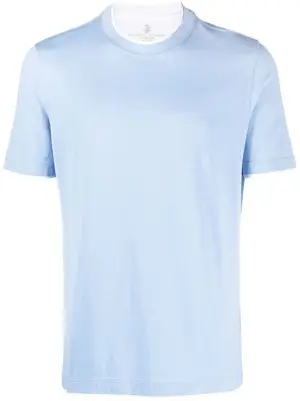 BRUNELLO CUCINELLI Crew-neck Cotton T-shirt
