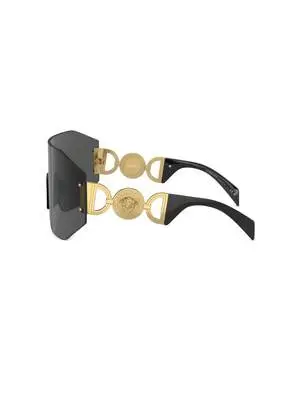 Versace Oversized Shield-frame Sunglasses