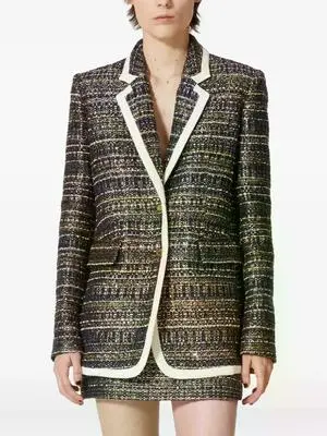 Valentino Garavani Tweed Single-breasted Blazer