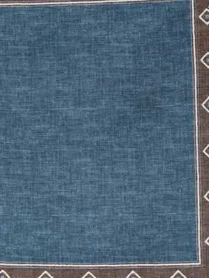 Brunello Cucinelli Silk Mix-print Scarf - Blue