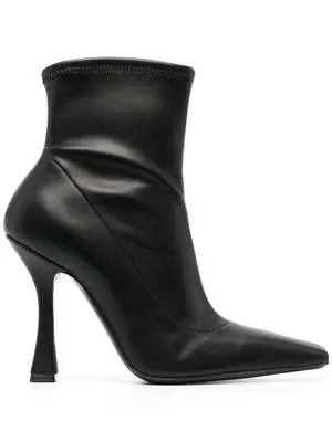 Casadei Geraldine 100mm Leather Boots