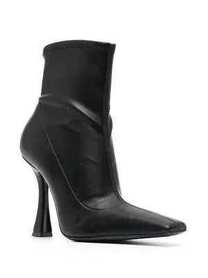 Casadei Geraldine 100mm Leather Boots