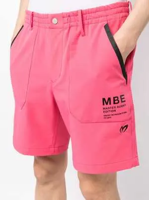 MASTER BUNNY EDITION Logo-patch Elasticated-waist Shorts