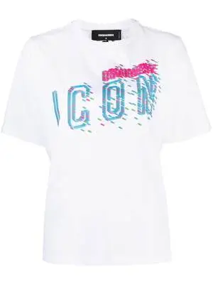 DSQUARED2 Logo-Print Cotton T-Shirt