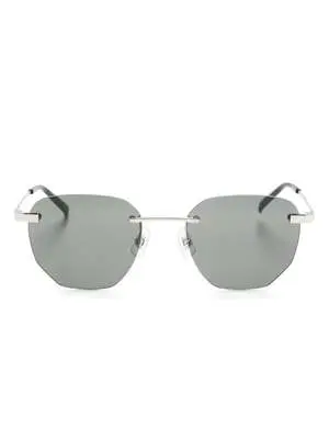 Dunhill Geometric-frame Sunglasses - Silver