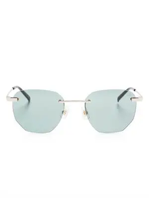 Dunhill Geometric-frame Sunglasses - Gold