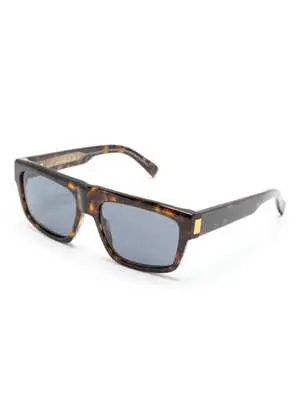 Dunhill Tortoiseshell-effect Rectangle Sunglasses