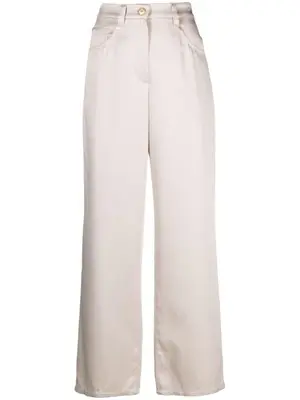 Brunello Cucinelli High-waisted Wide-leg Trousers