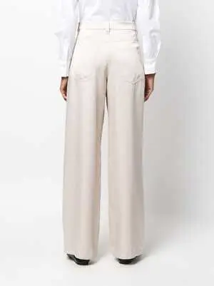 Brunello Cucinelli High-waisted Wide-leg Trousers