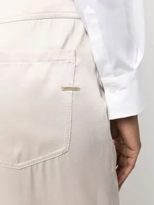 Brunello Cucinelli High-waisted Wide-leg Trousers