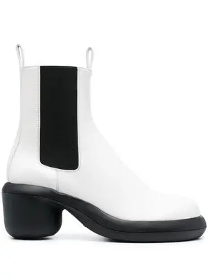 JIL SANDER Two-tone Leather Chelsea Boots