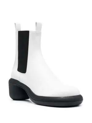 JIL SANDER Two-tone Leather Chelsea Boots