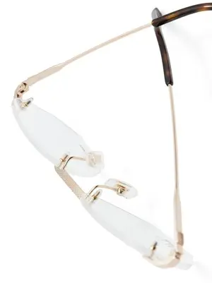 Dunhill Rimless Eyeglasses - Gold