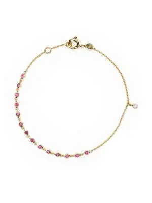 WE BY WHITEBIRD 18kt Yellow Gold Ruby Bracelet - Red