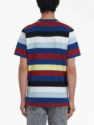 Marni Striped Cotton T-shirt - Blue