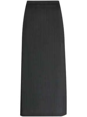 Paloma Wool Chef Pinstripe Low-rise Skirt
