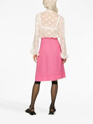 Dolce & Gabbana Raschel Tweed Midi Skirt