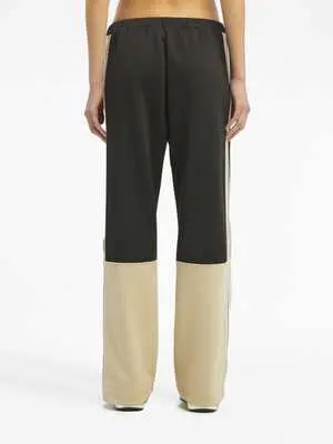 Palm Angels Zip-detailed Striped Trousers