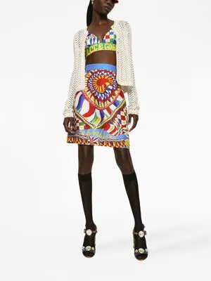Dolce & Gabbana Crochet Knit Cardigan