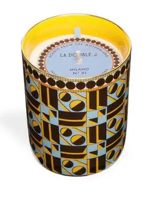 La DoubleJ Milano Geometric-print Candle
