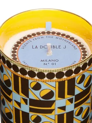 La DoubleJ Milano Geometric-print Candle