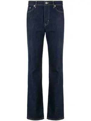 Kenzo Asagao Straight-leg Jeans - Blue