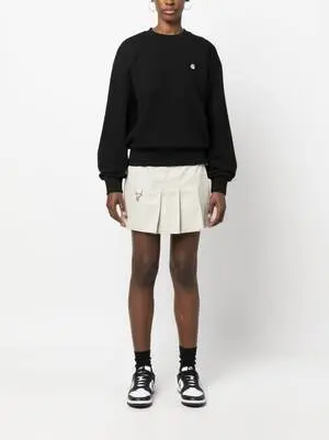 Carhartt Work In Progress Embroidered-logo Cotton Sweatshirt - Black
