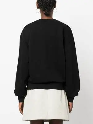 Carhartt Work In Progress Embroidered-logo Cotton Sweatshirt - Black