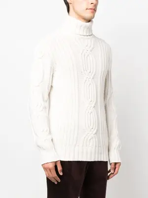 Brunello Cucinelli Cable-knit Turtleneck Sweater