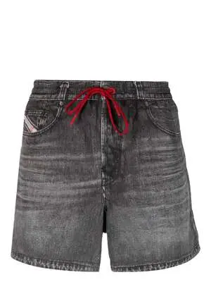 DIESEL® Bmbx-nico Denim-print Swim Shorts