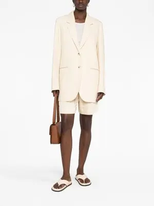 TOTEME Tailored Single-breasted Blazer - Neutrals