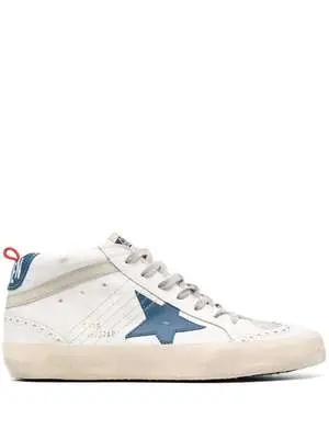 GOLDEN GOOSE Mid-star Panelled Sneakers