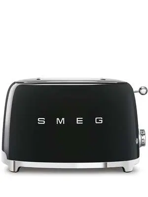 SMEG Embossed-logo Toaster - Black